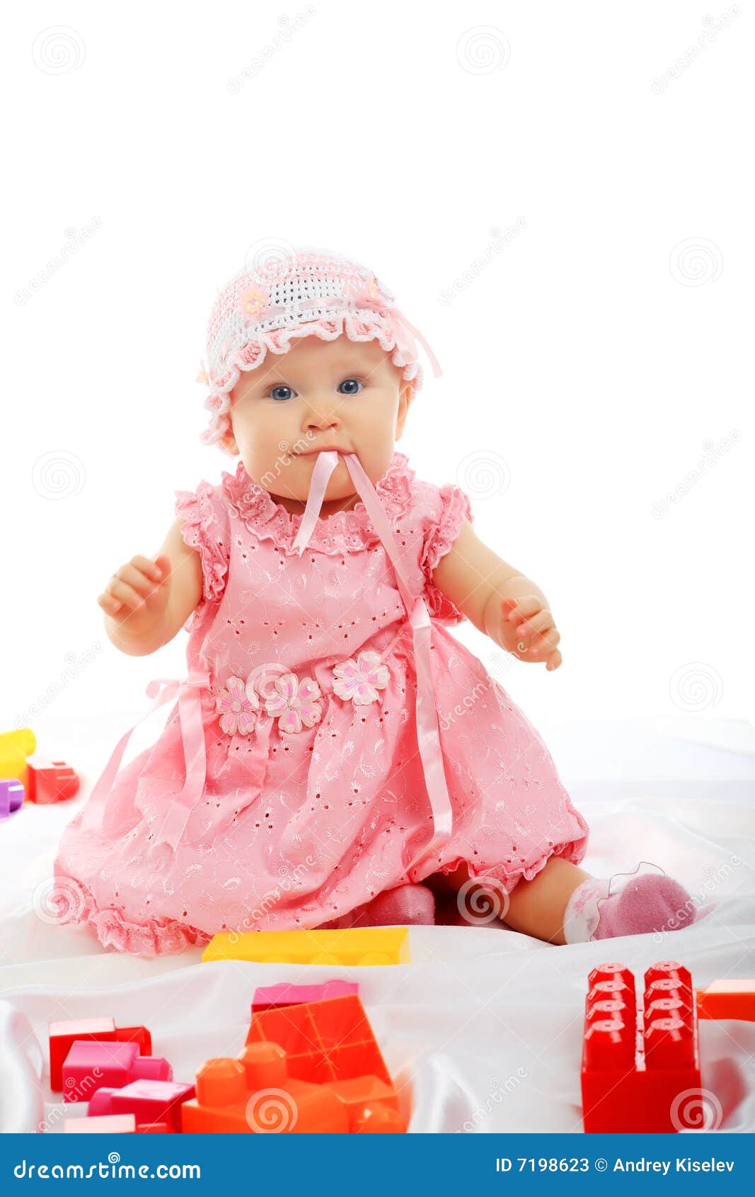 Pink baby stock image. Image of health, enjoy, happiness - 7198623