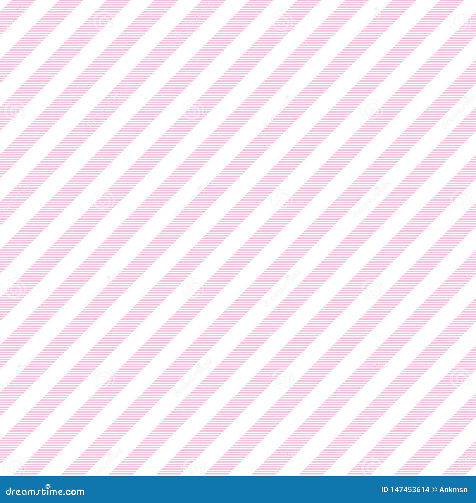 Pink Baby Color Striped Fabric Texture Seamless Pattern Stock Vector ...
