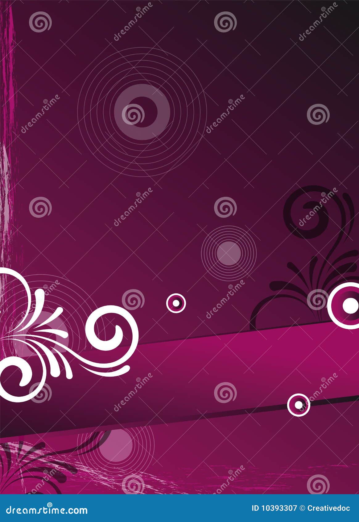 Pink background card/flyer stock illustration. Illustration of card ...