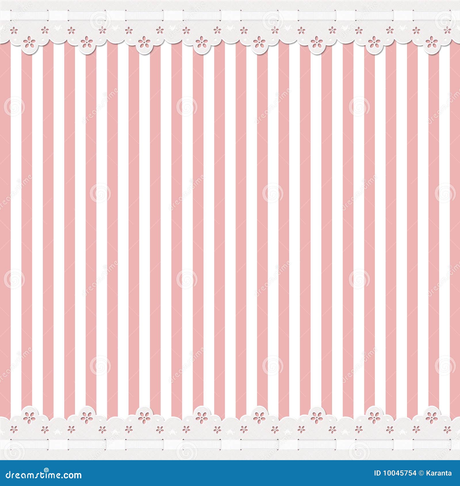 Pink Background with Lace Border Stock Illustration - Illustration of ...