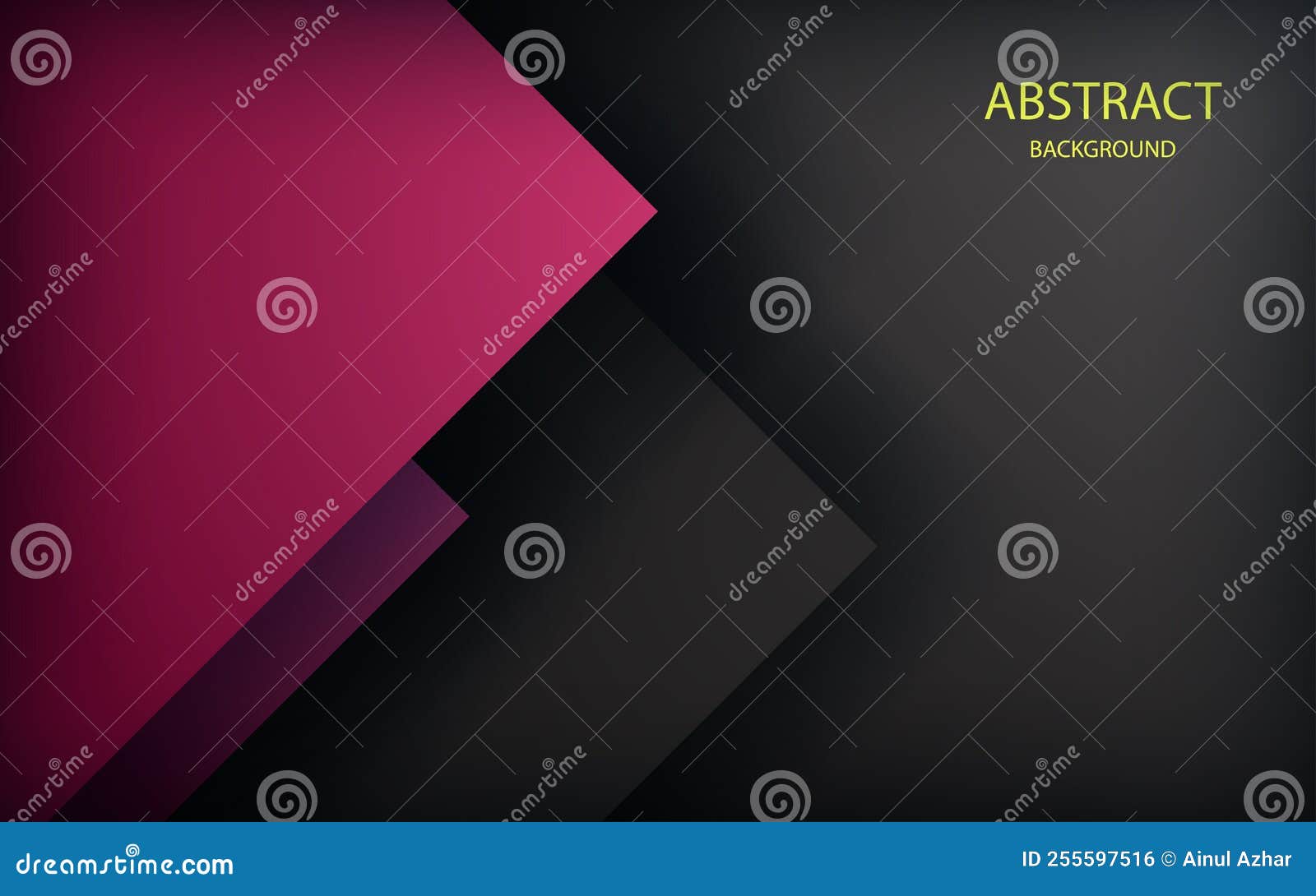 Pink Background Overlap Dimension Grey Vector Illustration Message ...