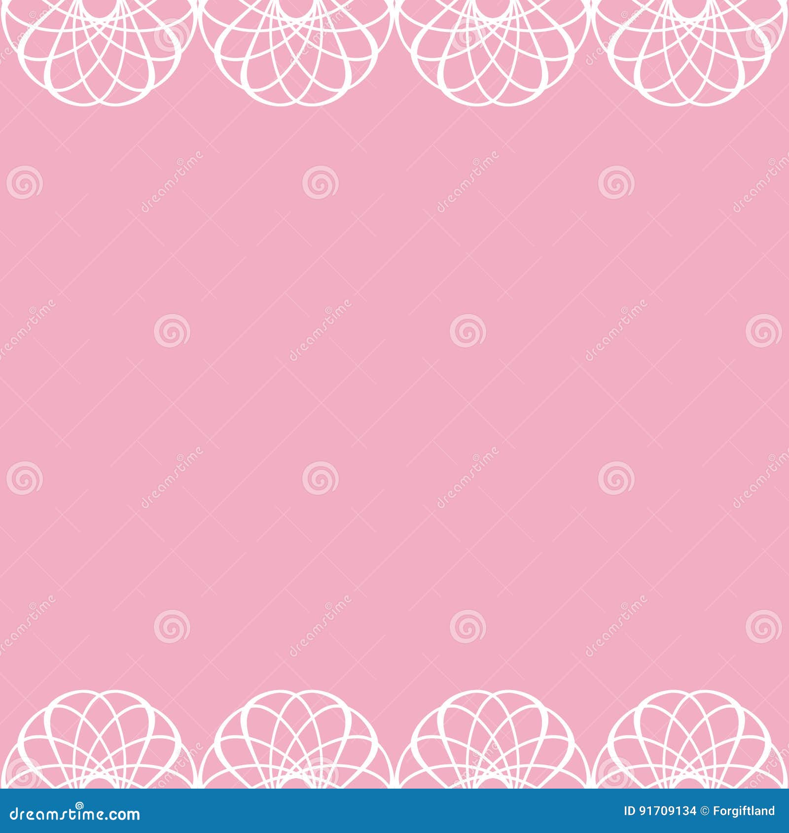 Pink Background,pattern of Curve on Pink Background Stock Illustration ...