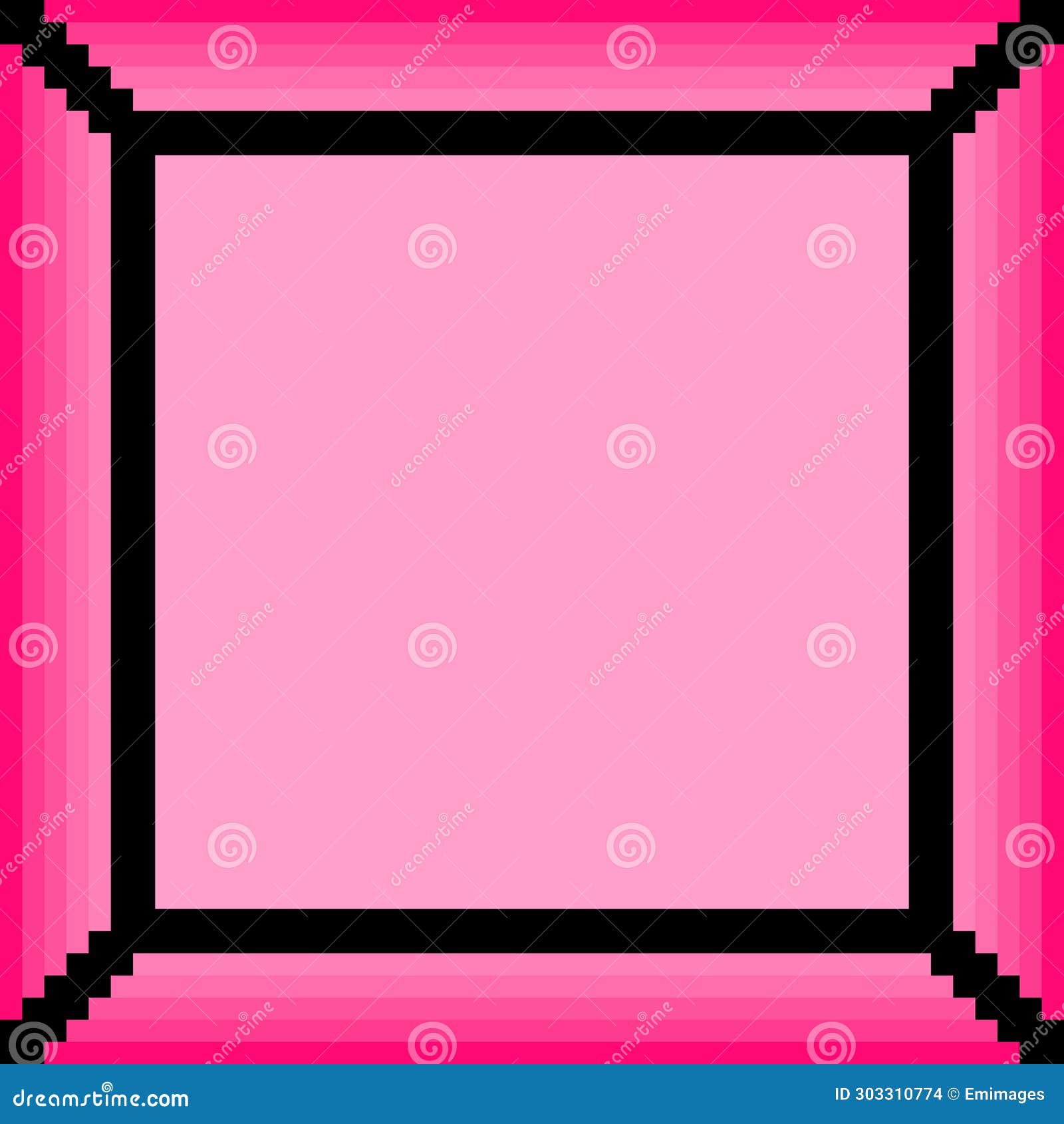 Pink Background with Pink Gradient Border Stock Illustration ...