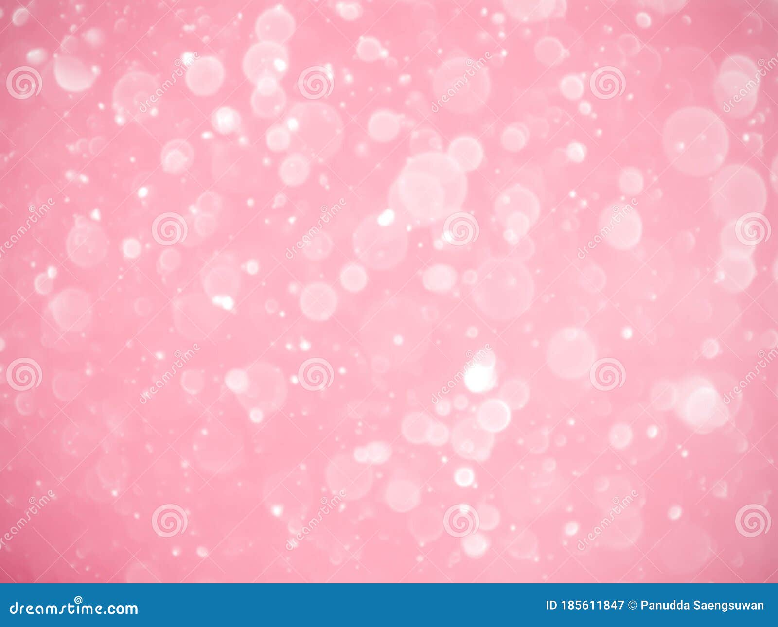 Pink Background with Soft Bokeh Lights Stock Illustration ...