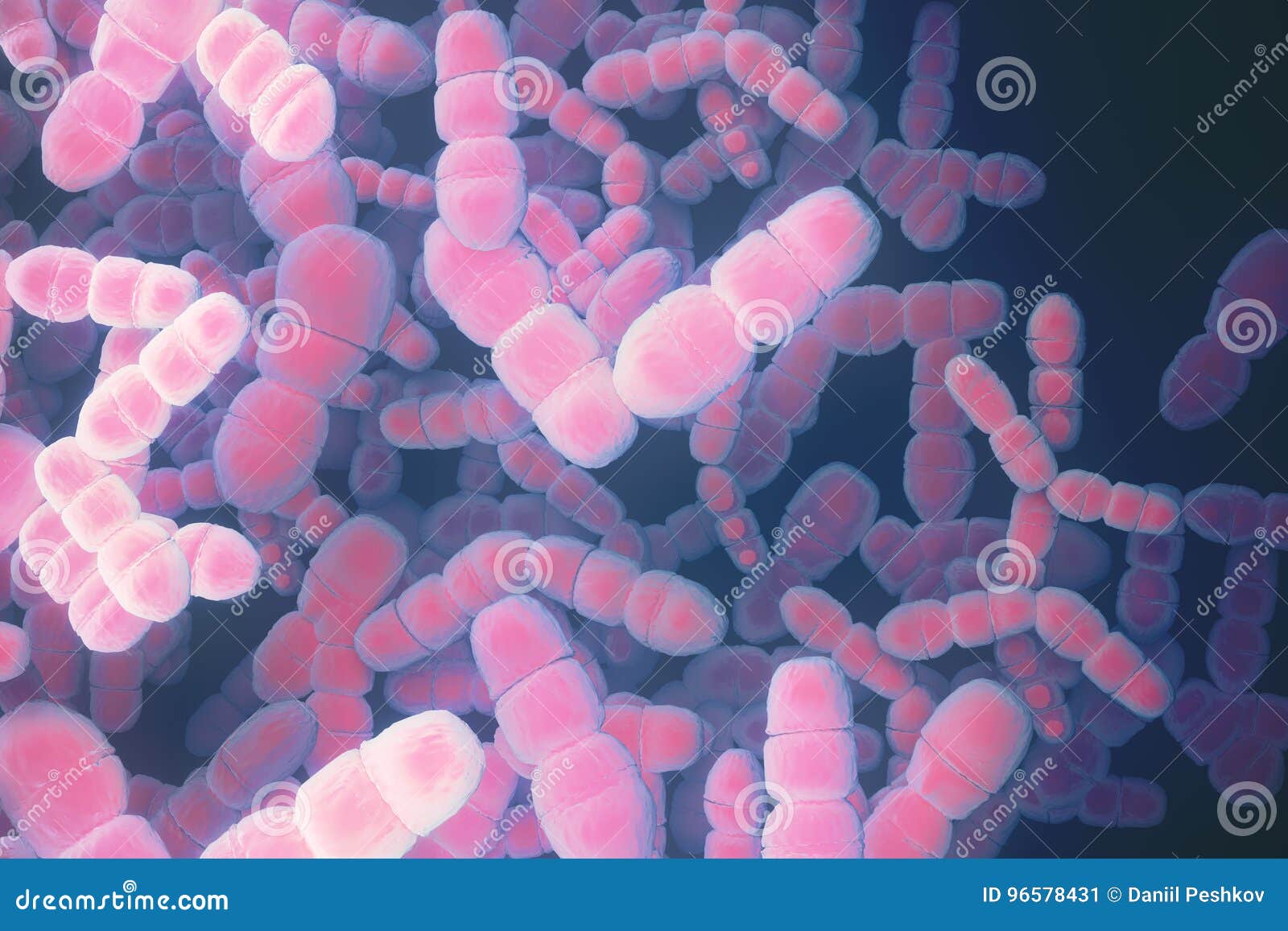 Pink bacteria background stock illustration. Illustration of epidemic ...