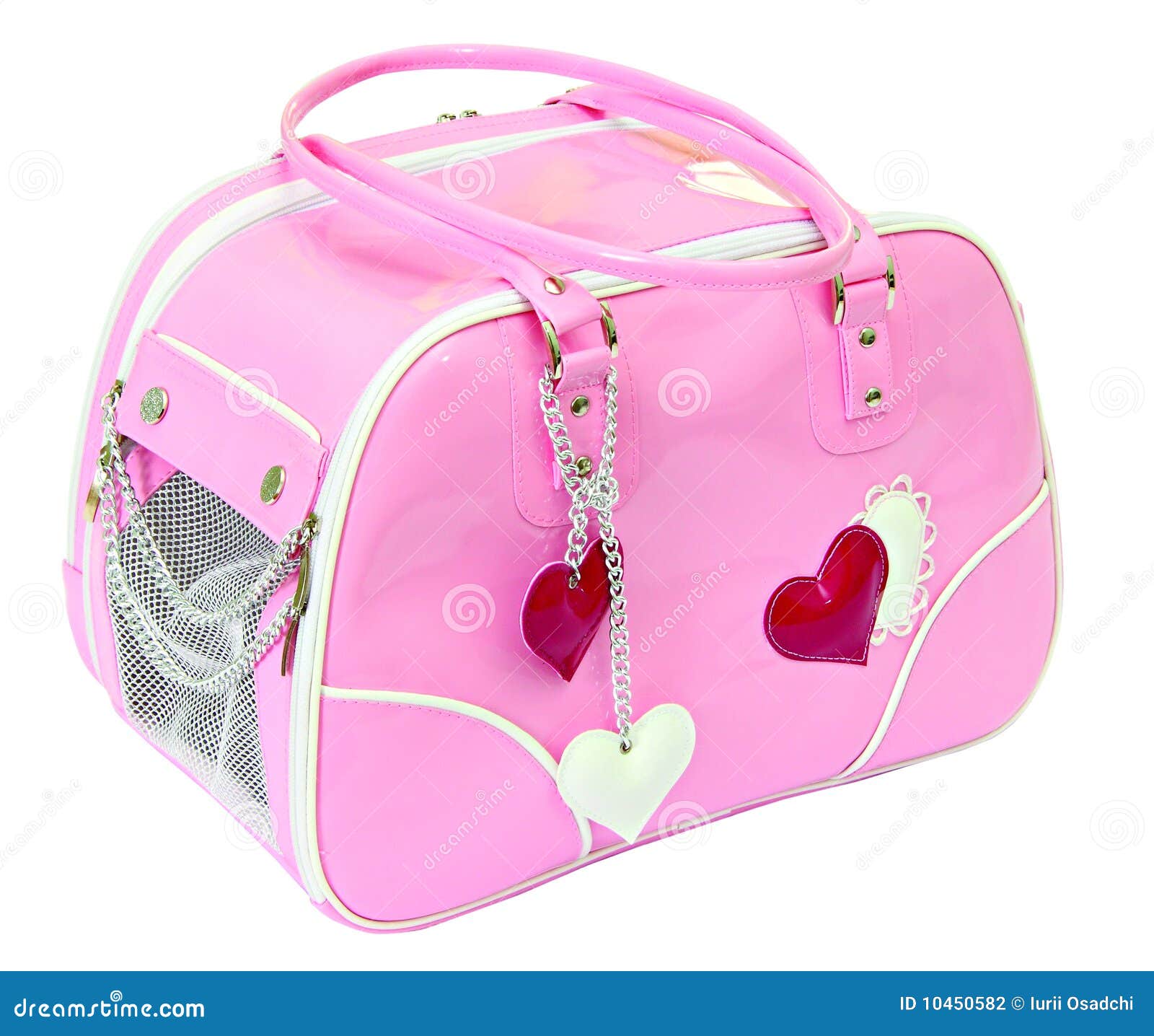 Pink bag for dog stock photo. Image of fashion, cute - 10450582