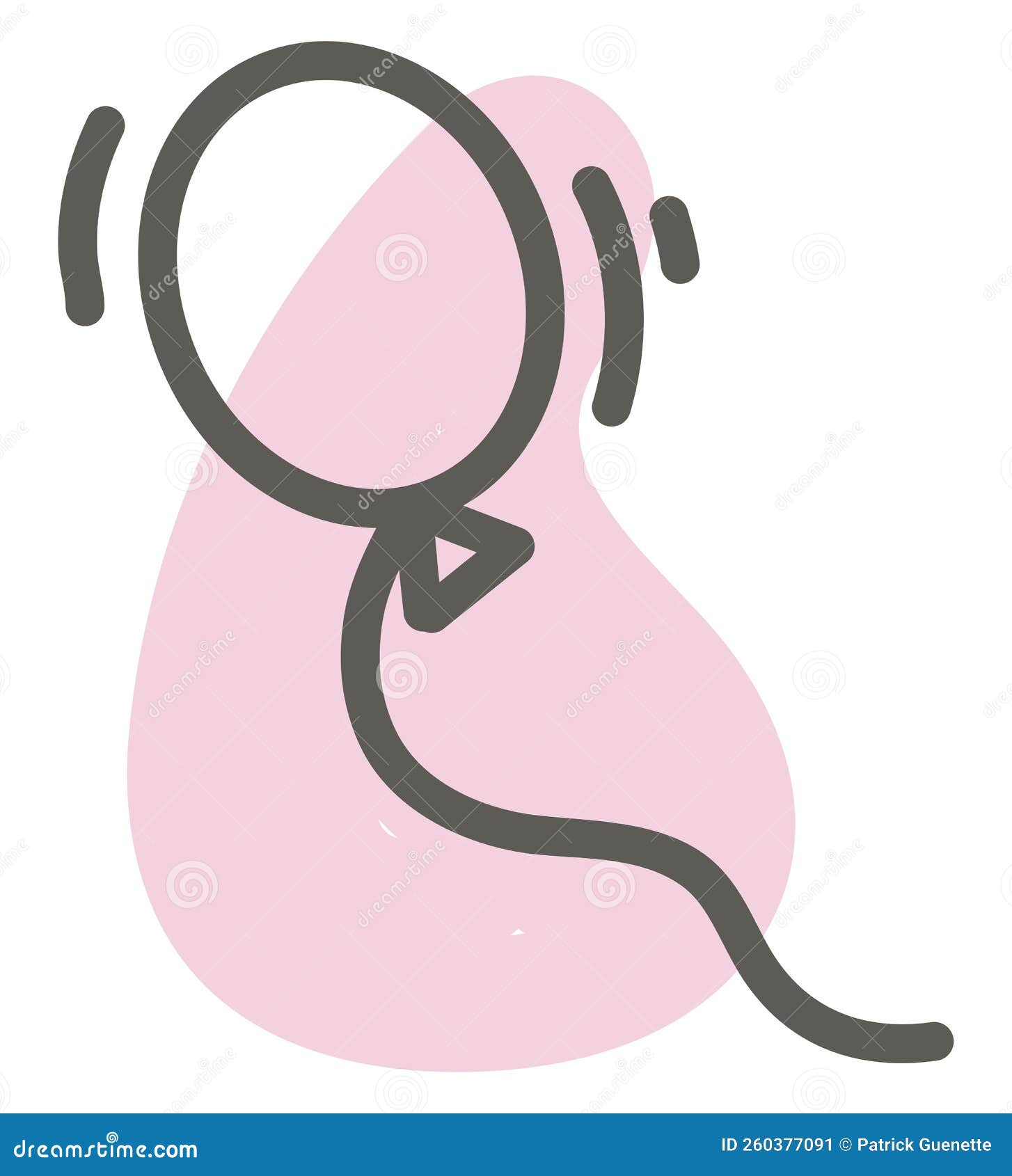 Pink balloon, icon stock vector. Illustration of confetti - 260377091