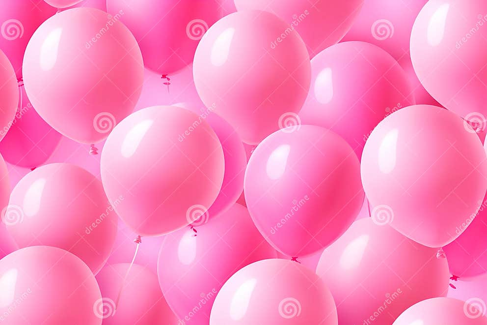 Pink balloons background stock photo. Image of helium - 287302542
