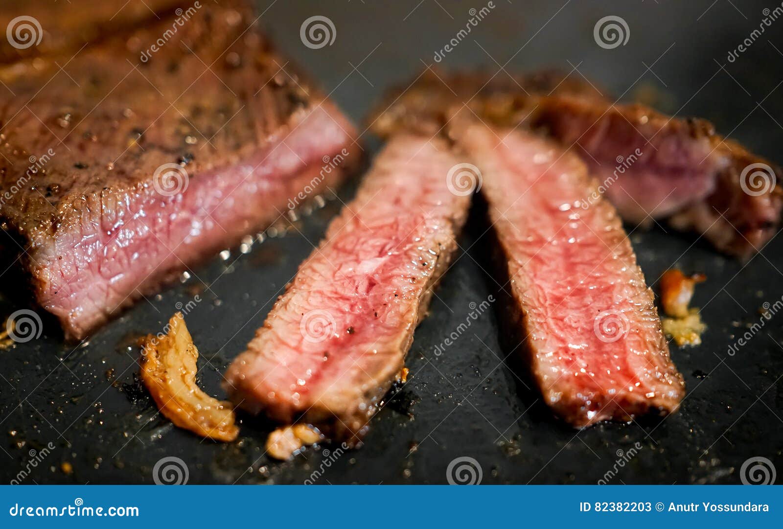 Pink BBQ Grilled Beef Steak Stock Image - Image of juicy, fillet: 82382203