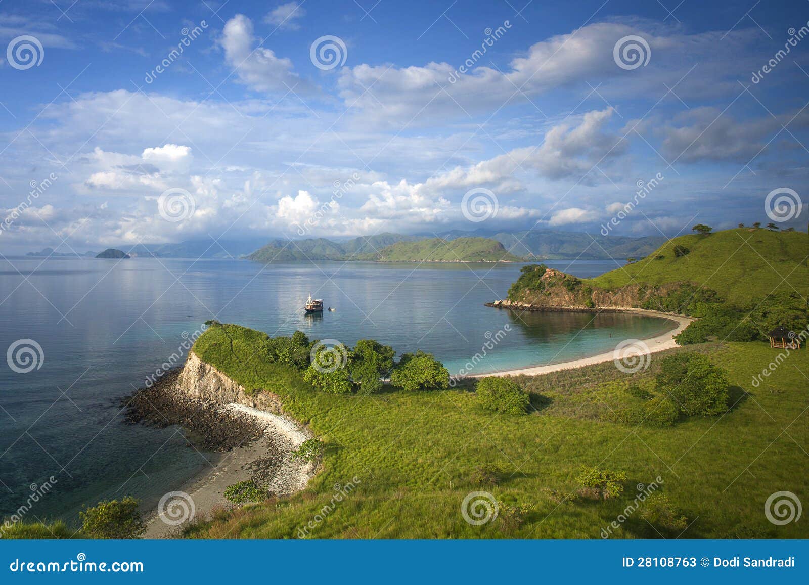 The Pink Beach Or Pantai Merah, One Of Seven Pink Beach Located In ...