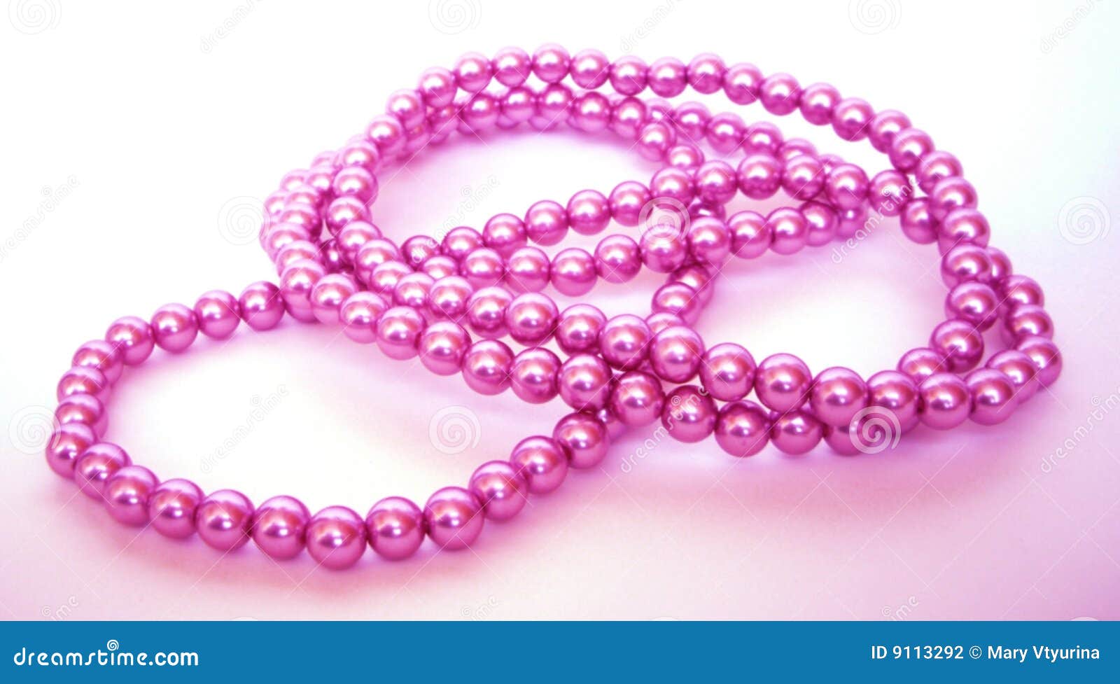 Pink Beads stock photo. Image of nice, jewellery, color - 9113292