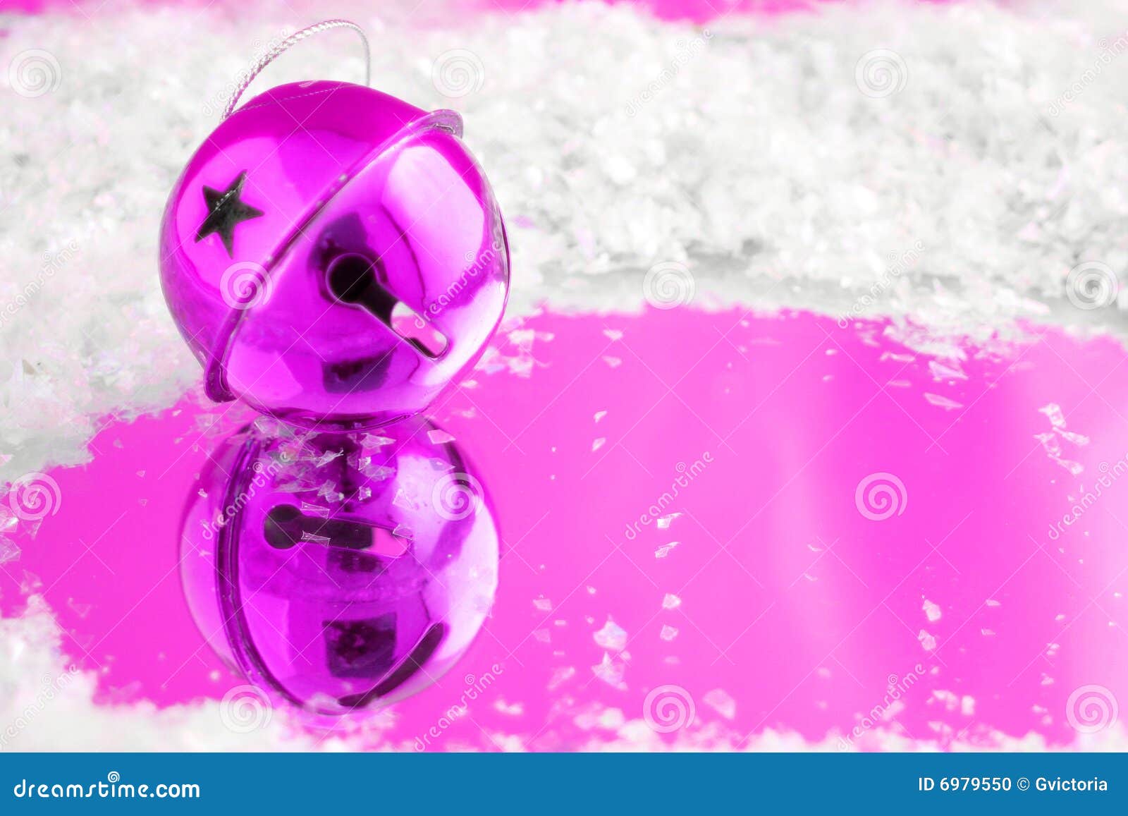 Pink bell stock photo. Image of noel, holiday, seasonal - 6979550
