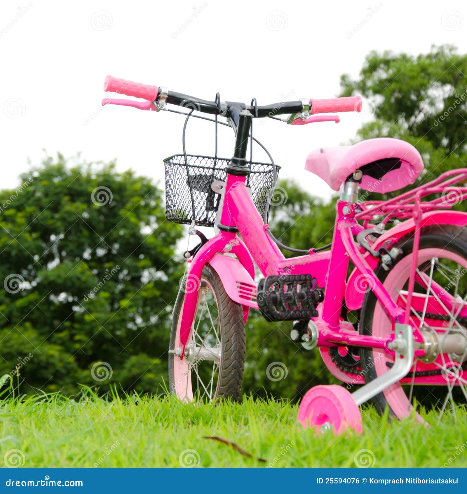 Pink bicycle stock photo. Image of sport, spinning, ground - 25594076