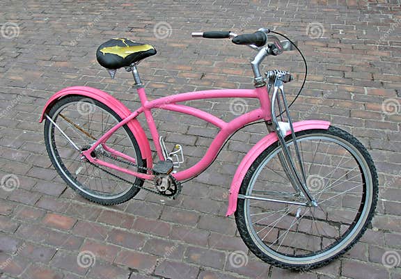Pink bike stock image. Image of touring, style, bike, bicycle - 586407