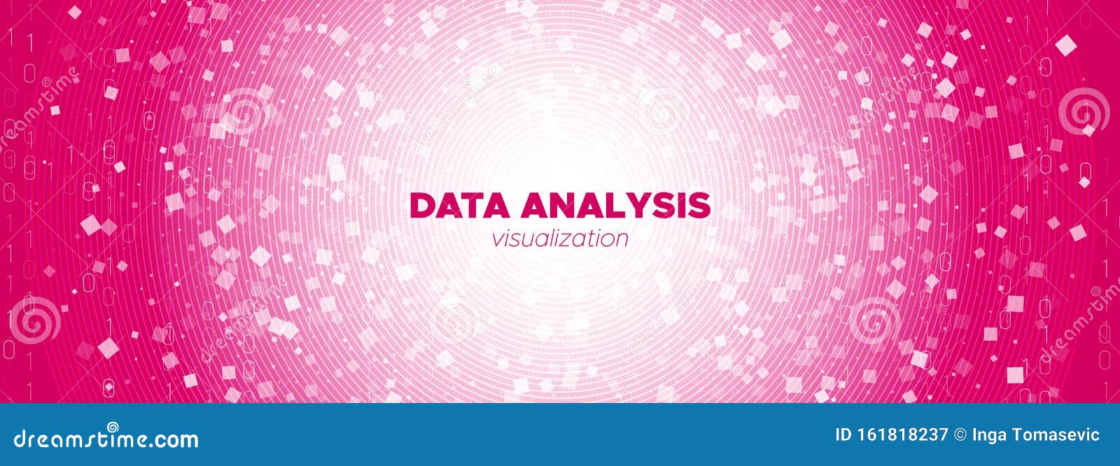 Pink Binary Background. Matrix Digits Stock Vector - Illustration of ...