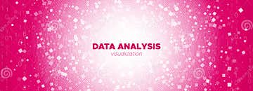 Pink Binary Background. Matrix Digits Stock Vector - Illustration of ...