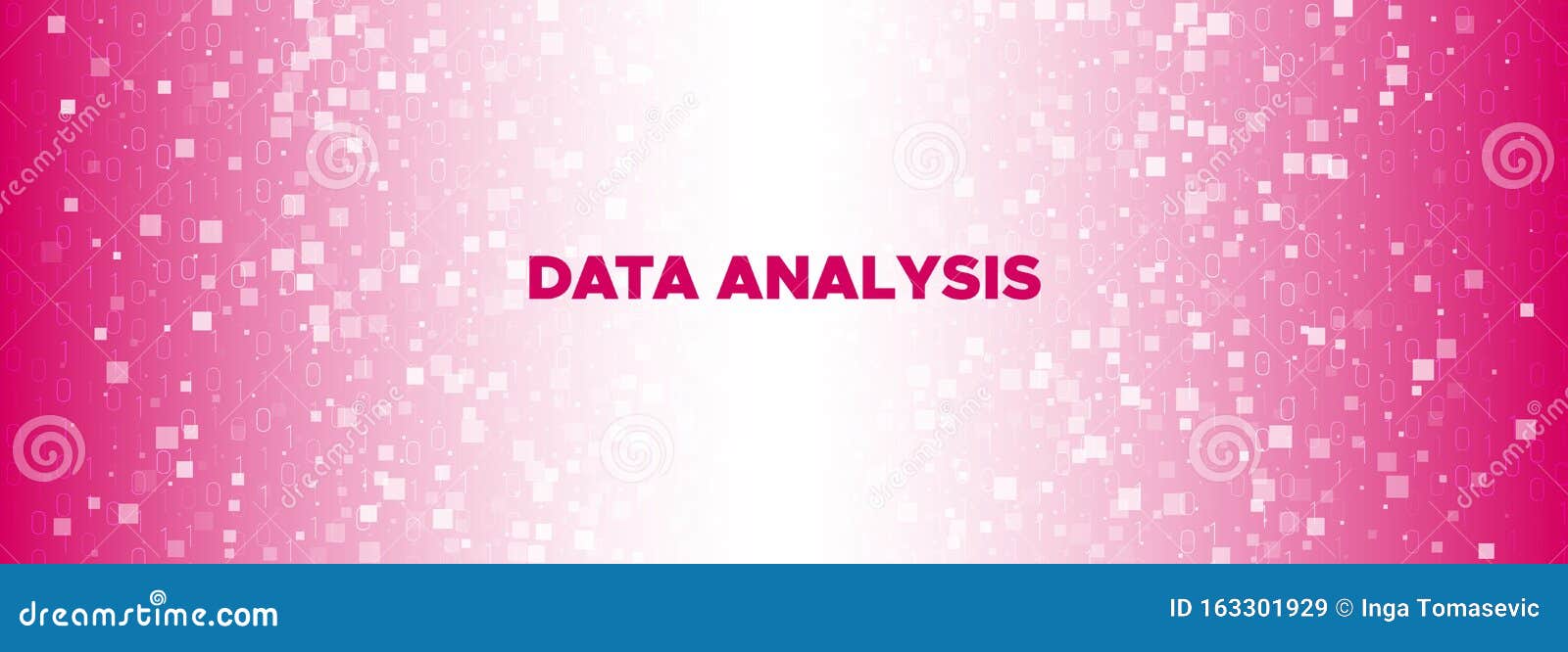 Pink Binary Background. Matrix Vector Stock Vector - Illustration of ...