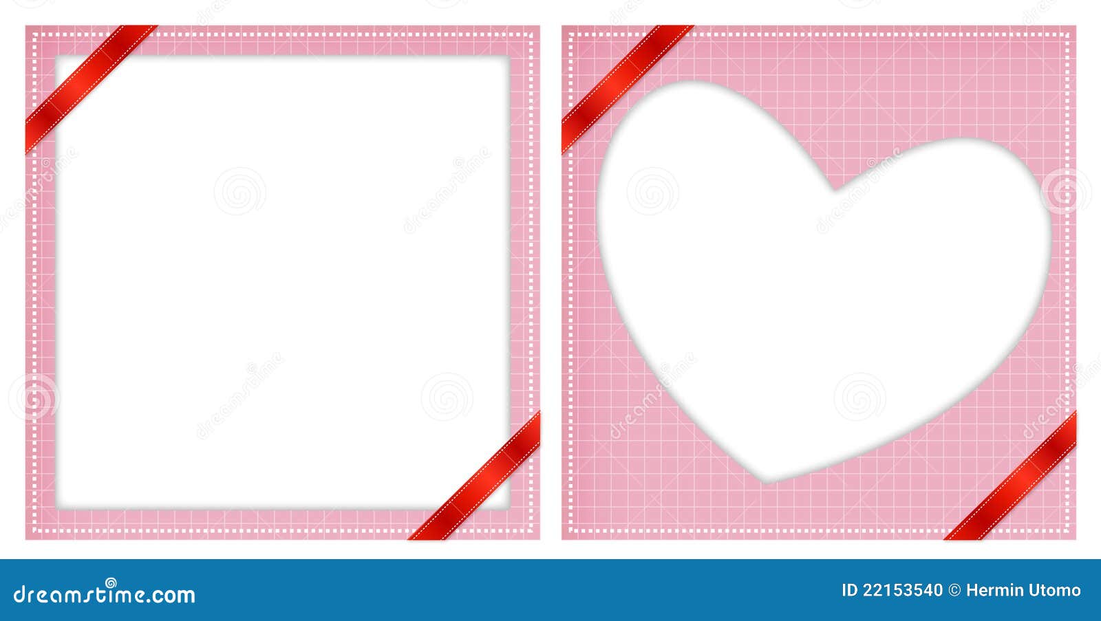 Pink Blank Cards stock vector. Illustration of cards - 22153540