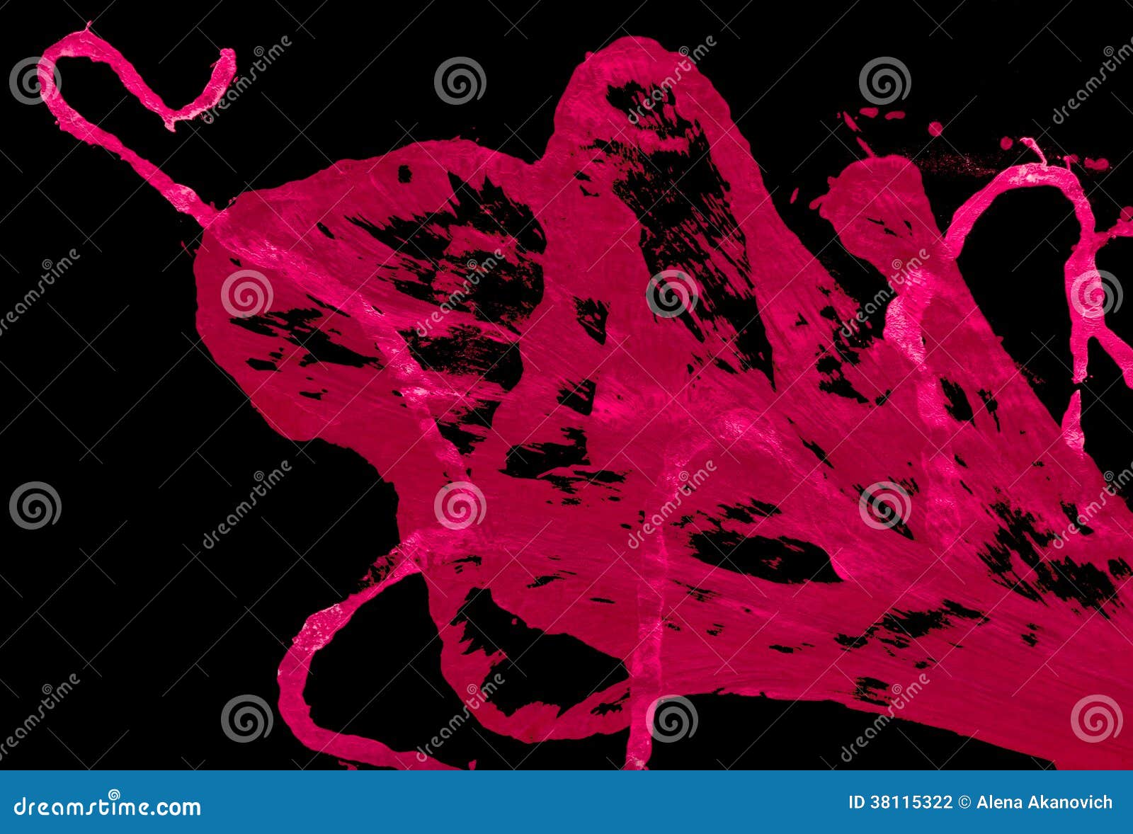 Pink blot stock photo. Image of brush, blob, blots, fashion - 38115322