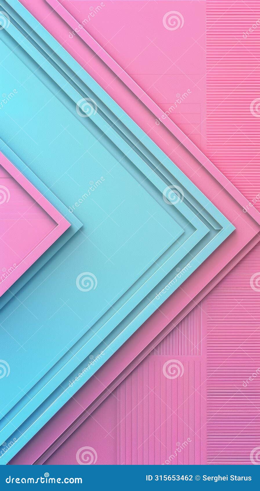 A Pink and Blue Abstract Background with a Geometric Design, AI Stock ...