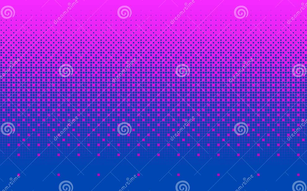 Pink and Blue Bitmap Texture, Abstract Horizontal Pattern Vector ...