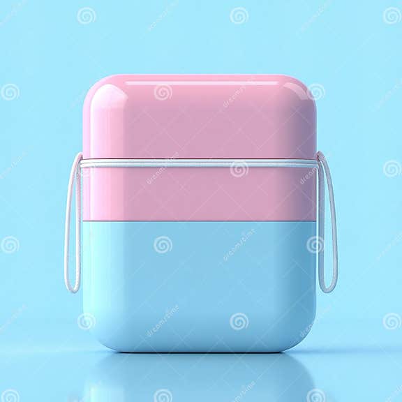 Pink and Blue Box stock illustration. Illustration of accessory - 335259630