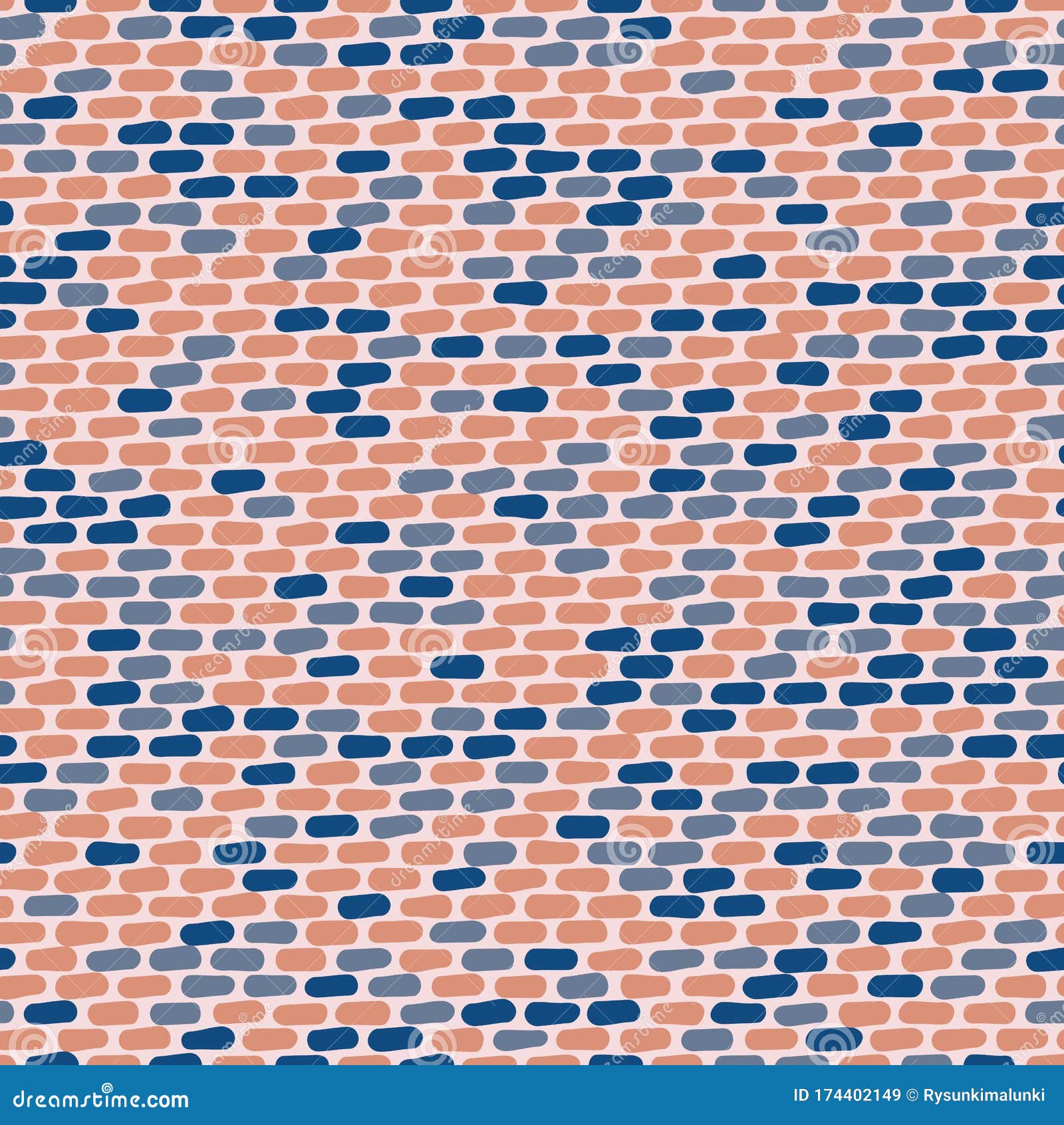 Blue Bricks Cartoon Vector | CartoonDealer.com #68254887