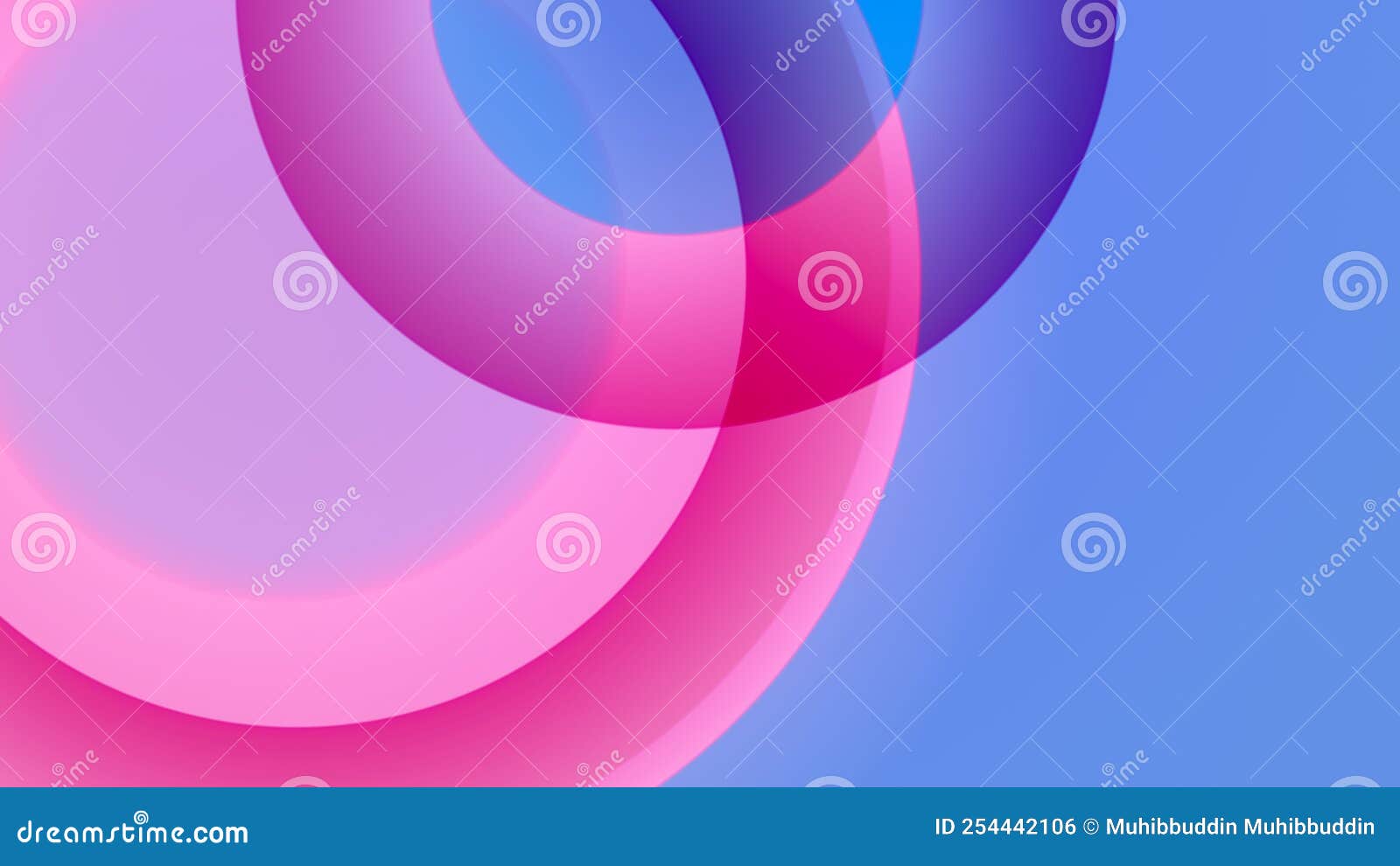 Pink Blue Circle Gradient Background Stock Illustration - Illustration ...