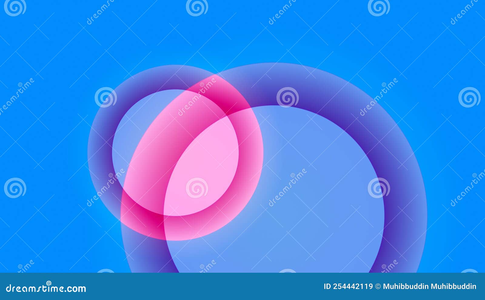 Pink Blue Circle Gradient Background Stock Illustration - Illustration ...