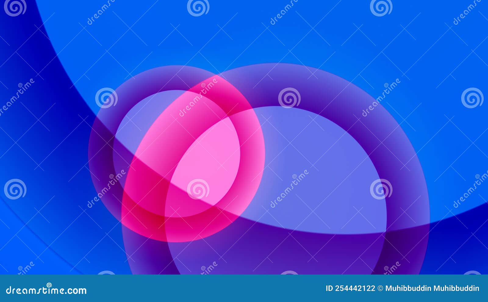 Pink Blue Circle Gradient Background Stock Illustration - Illustration ...