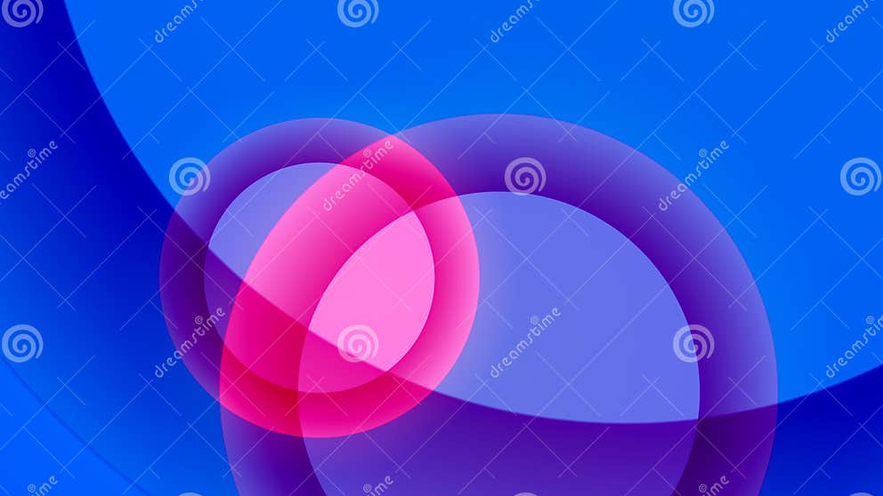 Pink Blue Circle Gradient Background Stock Illustration - Illustration ...