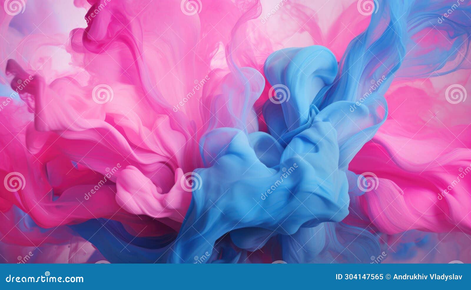 Pink and Blue Colors Background, Abstract Illustration Stock ...