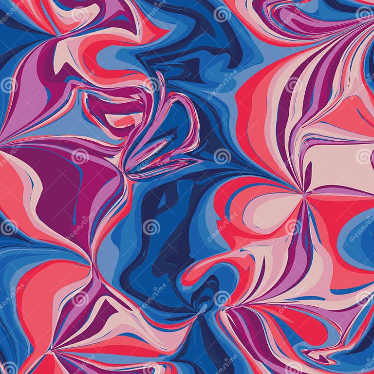 Pink and Blue Marble Pattern Stock Vector - Illustration of blush ...