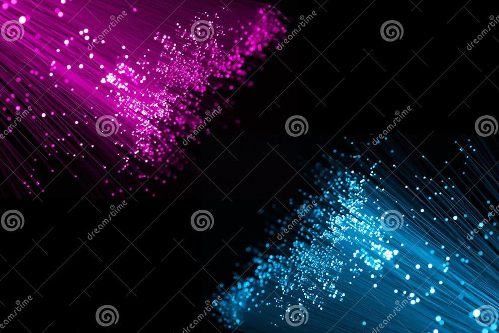 Pink and blue Fiber stock photo. Image of optic, data - 4639914