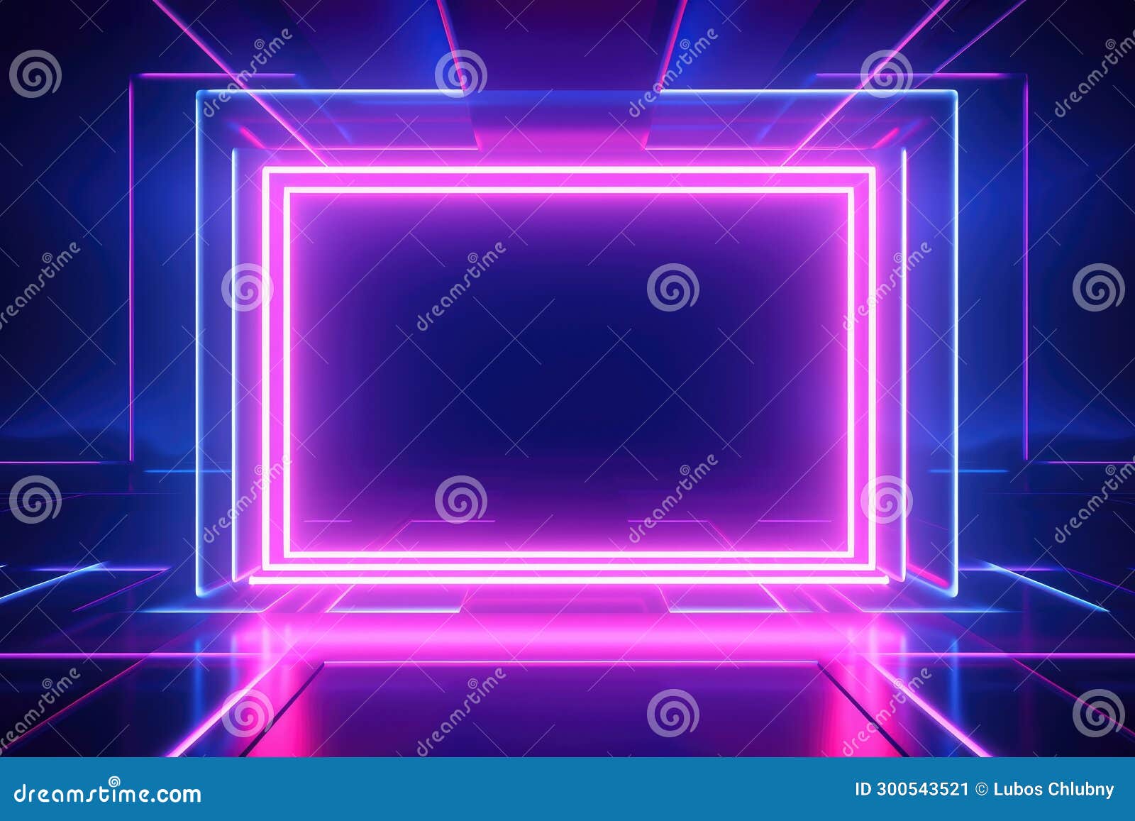 Pink and Blue Futuristic Background. Neon Gradient Frames Stock ...