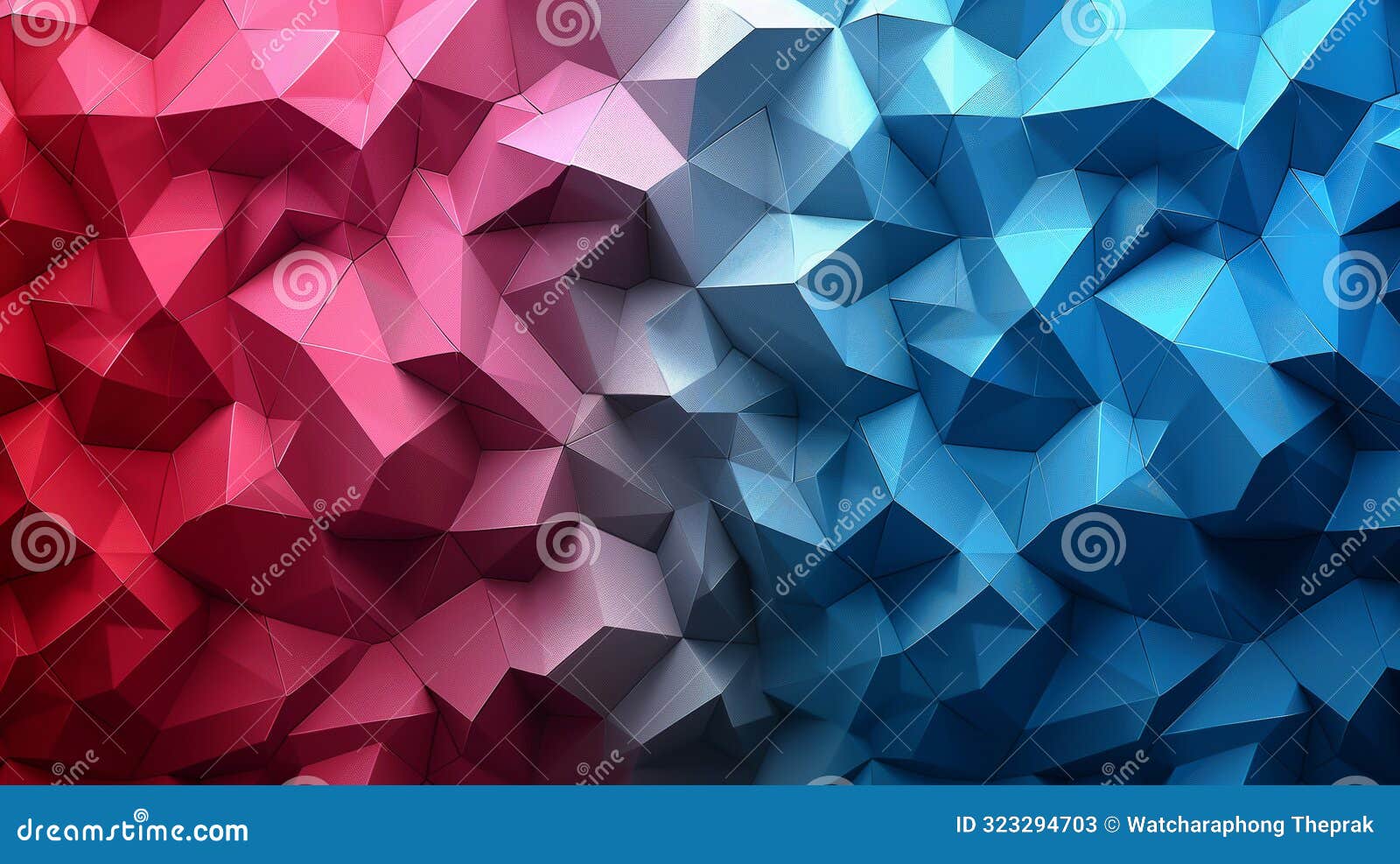 Pink and Blue Geometric Background Stock Illustration - Illustration of ...