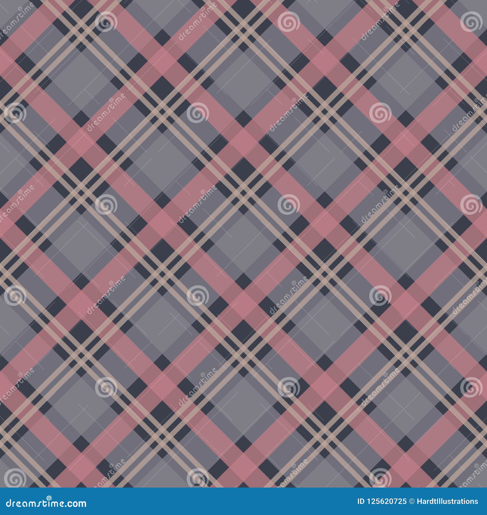 Plaid Check Seamless Pattern Stock Vector - Illustration of autumn ...