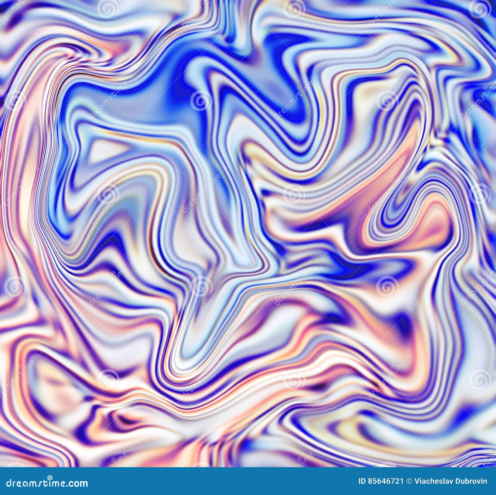 Pink Blue Marble Abstract Background. Mesh Liquid Surface Digital ...