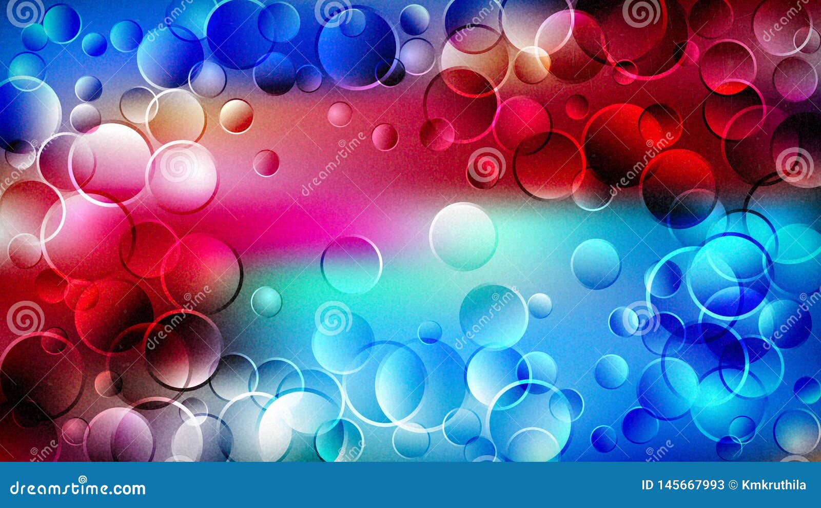 Pink Blue Red Beautiful Elegant Illustration Graphic Art Design ...