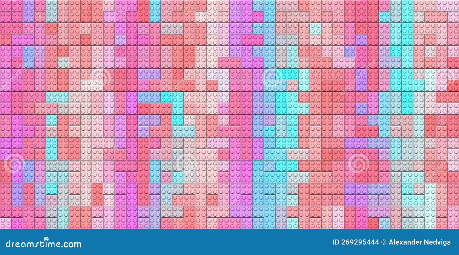 Pink Blue Red Happy Creative Child Puzzle Surface Design. Plastic ...