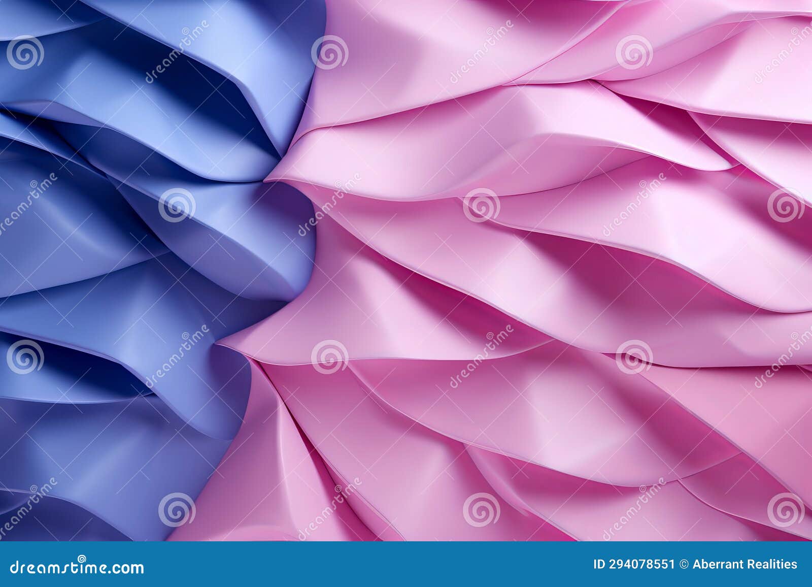 Pink and Blue Ruffled Fabric Background Stock Illustration ...