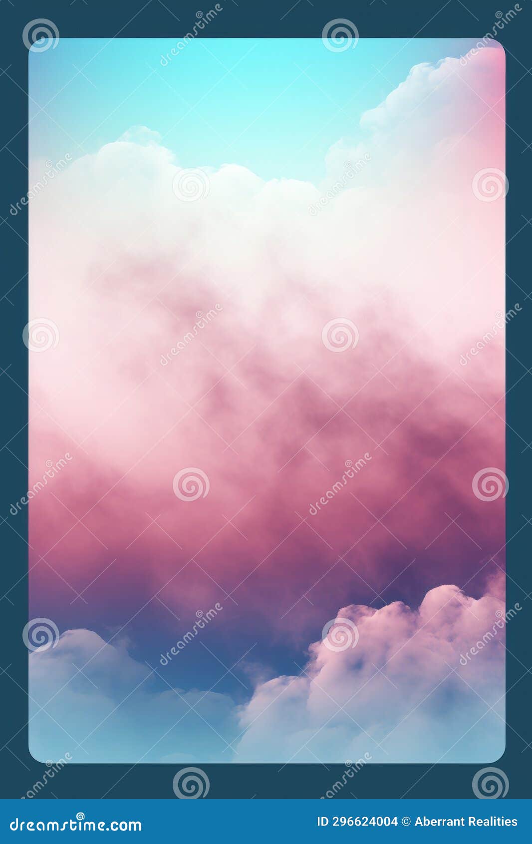 A Pink and Blue Sky with Clouds in the Background Stock Photo - Image ...