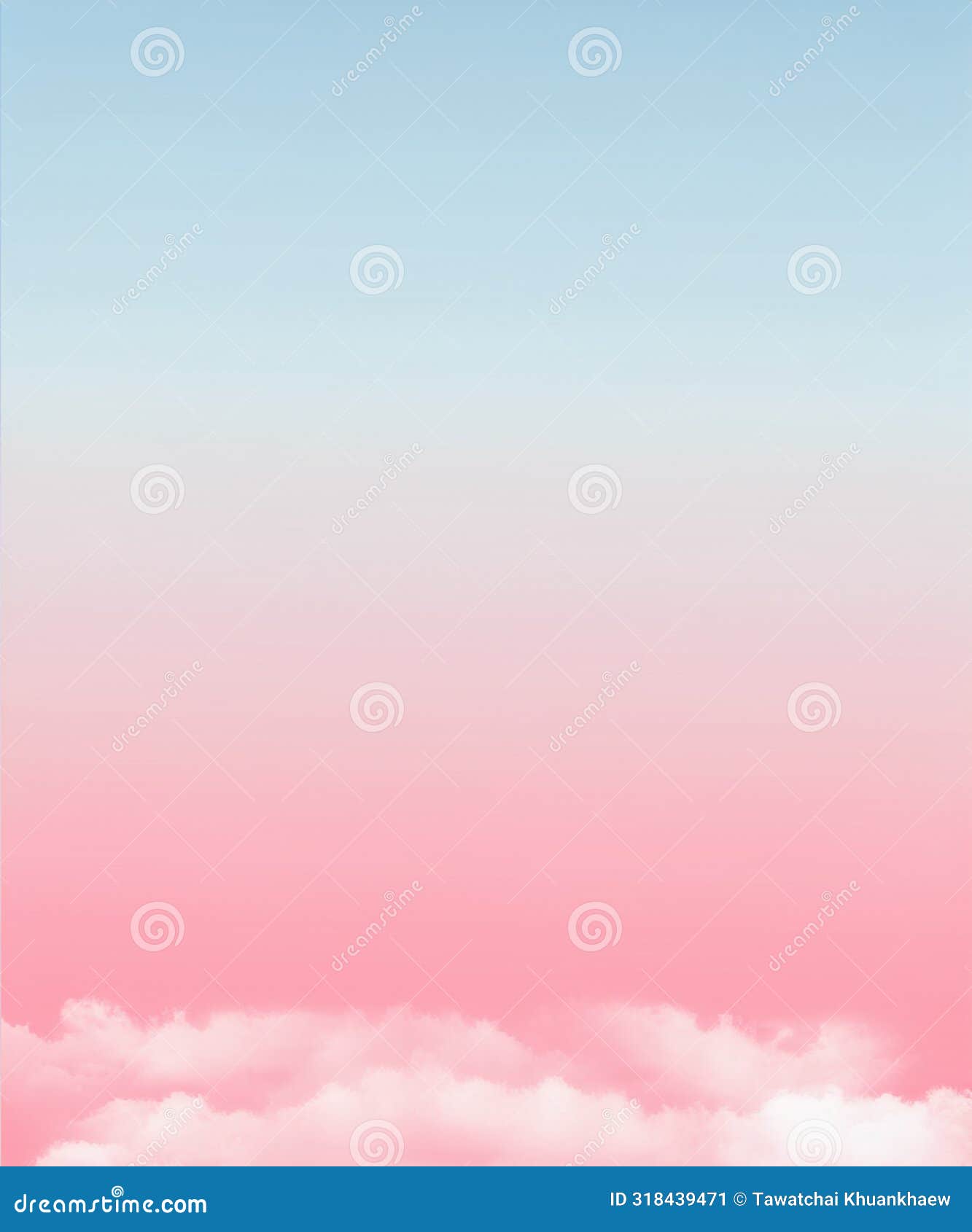 Pink and Blue Sky and Clouds Background Stock Image - Image of sunset ...
