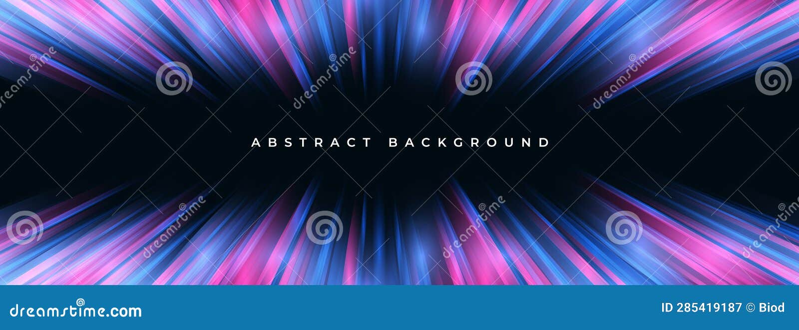 Pink and Blue Speed Lights Motion Effect Abstract Background. Stock ...