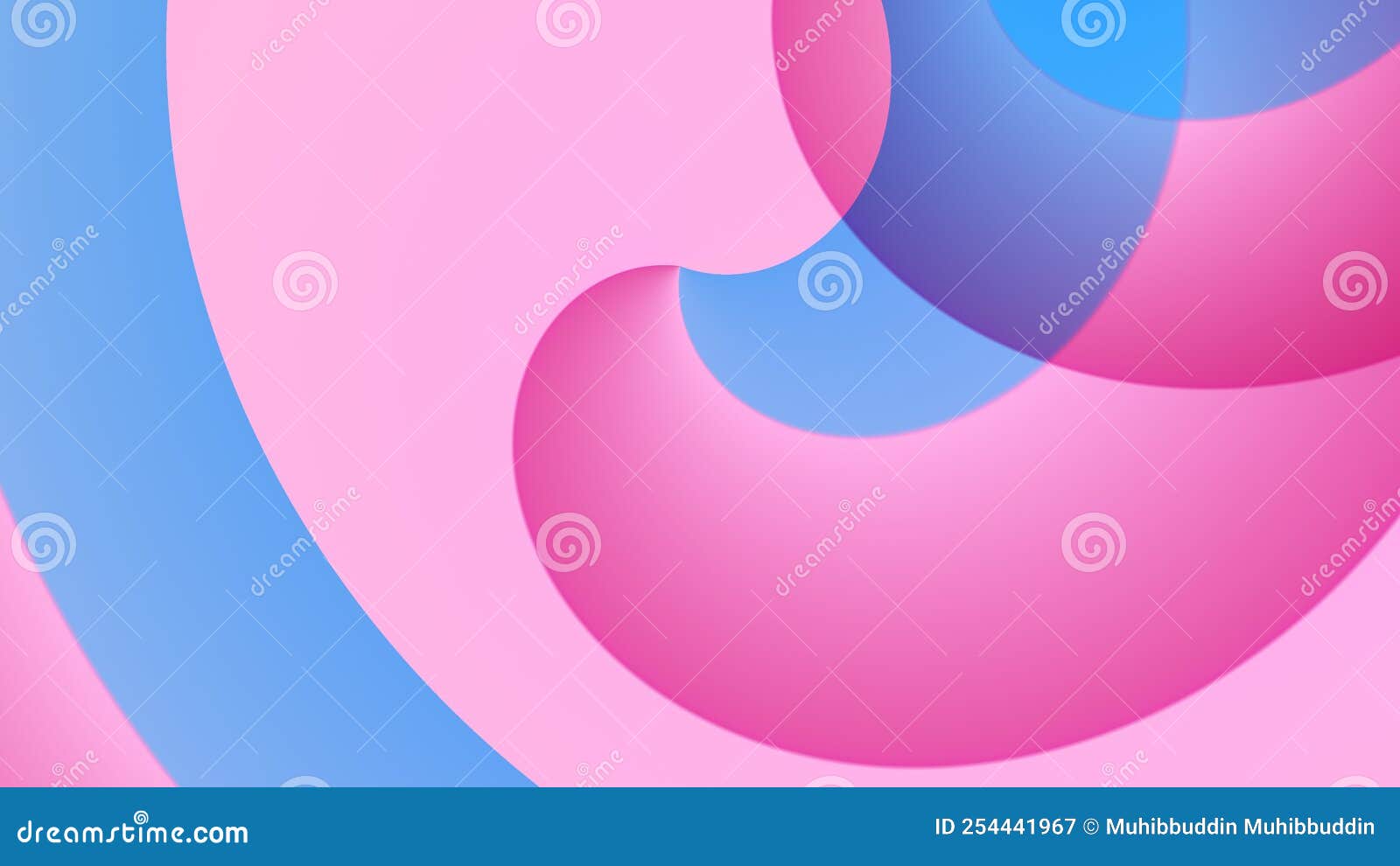 Pink Blue Spiral Gradient Background Stock Illustration - Illustration ...
