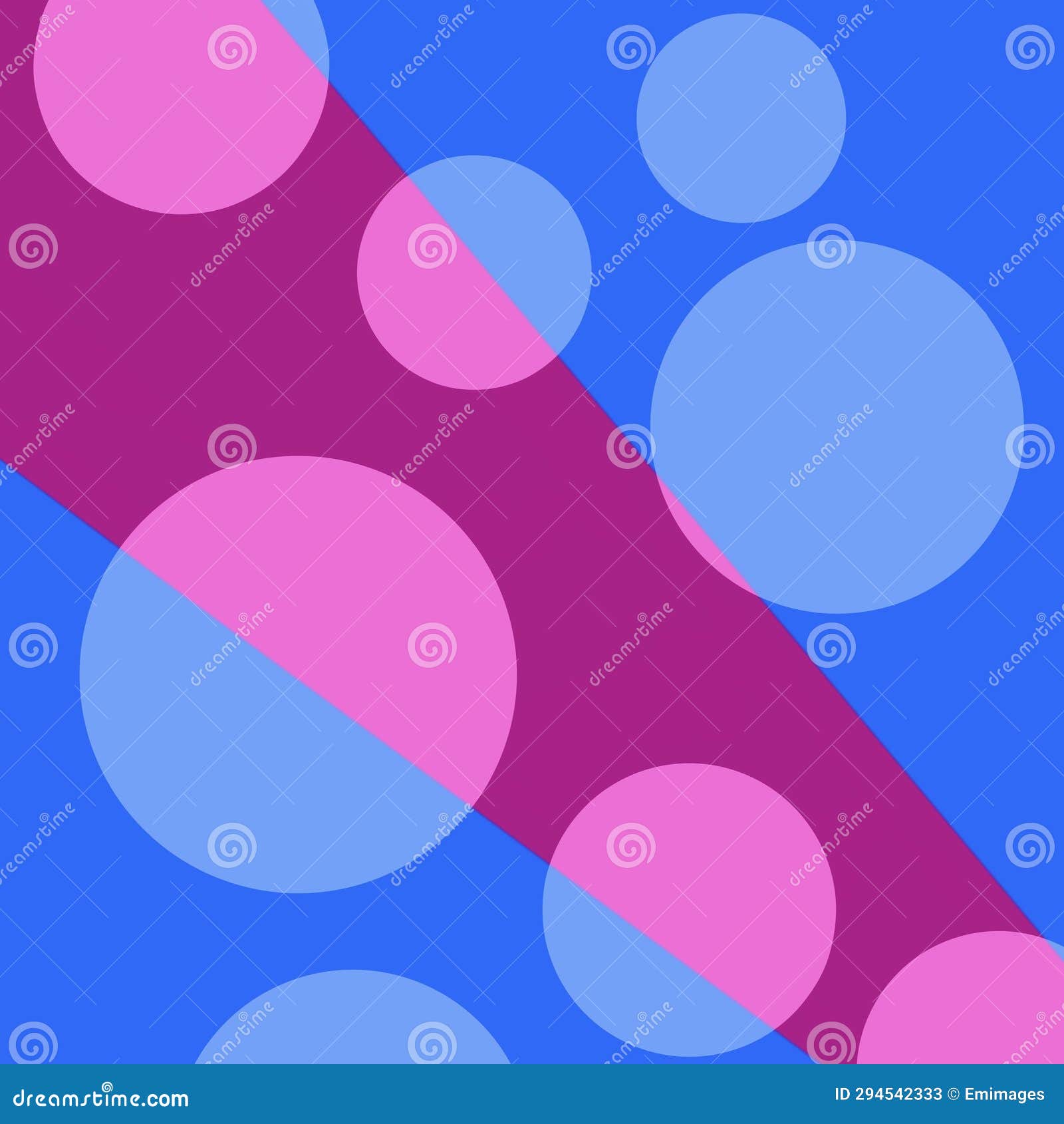 Pink and Blue Spotted Background Stock Illustration - Illustration of ...
