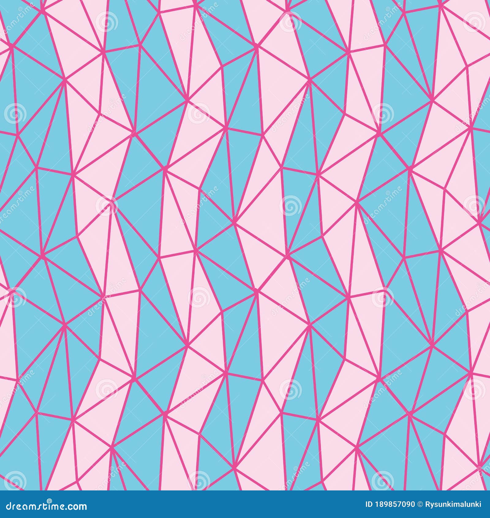 Pink and Blue Stripes Seamless Vector Pattern Stock Vector ...