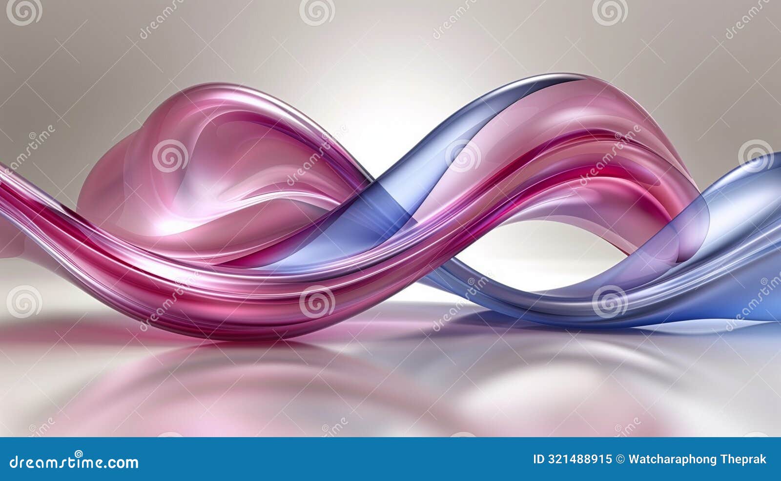 Pink and Blue Swirl on White Background Stock Illustration ...