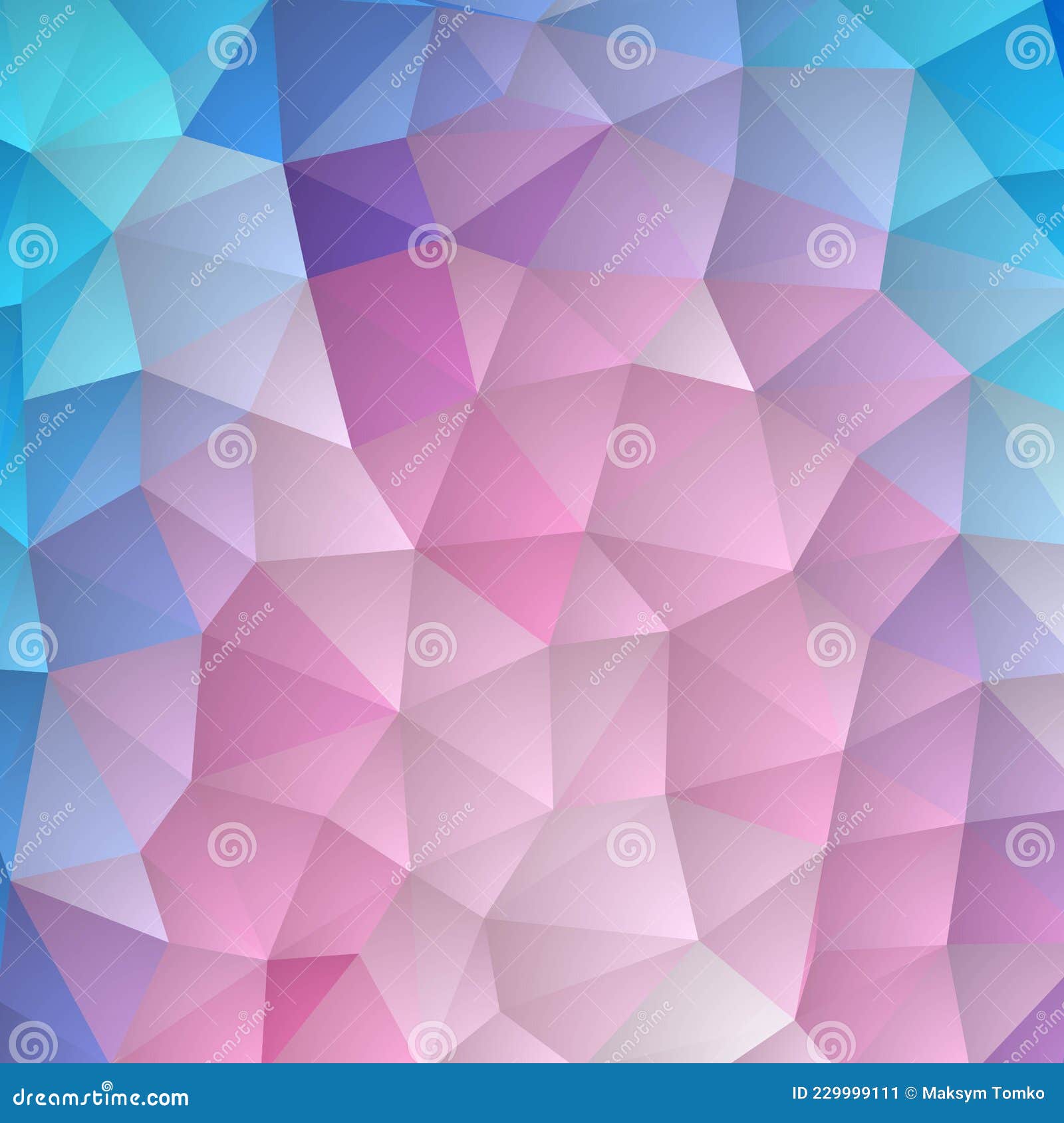Pink and Blue Triangles Background. Eps 10 Stock Vector - Illustration ...