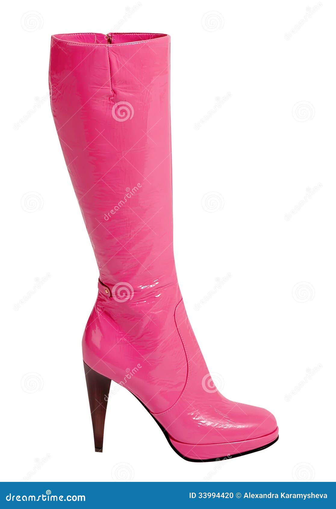 Pink boot stock photo. Image of heels, clothing, boot - 33994420
